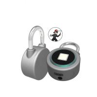 China Smart Kitchen Glass Cabinet Padlock with Fingerprint Unlock and Zinc Alloy Material for sale