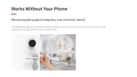 China Introducing the Grey Wifi Smart Gate Lock for Tuya Wooden Doors Memory Card Storage for sale