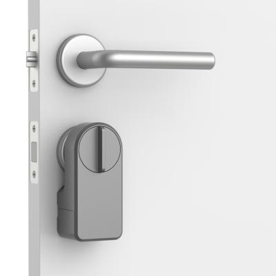 China Gray Smart Digital Door Lock Waterproof with Most American and European Locks POLYMATH for sale