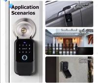 China Wood Door App Unlock Outdoor IP65 Waterproof WiFi Smart Door Lock with Fingerprint TUYA TT for sale