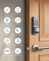 China Steel Door Smart Locks Digital Tuya Wireless Waterproof Password Keyless Fingerprint for sale