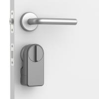 China Secure Your Room Door with Our Blue-tooth Smart Knob Door Lock Power Supply 4 AA Batteries for sale