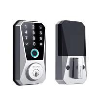 China North America Wood Door Smart Locks with Automatic Fingerprint and WiFi Connectivity for sale