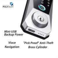 China North America Wood Door Smart Locks with Automatic Fingerprint and WiFi Connectivity for sale