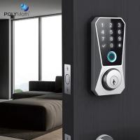 China North America Wood Door Smart Locks with Automatic Fingerprint and WiFi Connectivity for sale