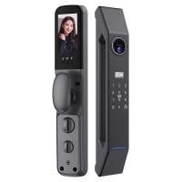 China Precision Finger Vein Reader Smart Door Lock with Class C Safety Lock Cylinder and APP for sale