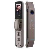China Precision Finger Vein Reader Smart Door Lock with Class C Safety Lock Cylinder and APP for sale