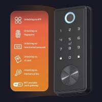 China Convenient RFID Card Sliding Door Smart Lock for Aluminum Doors in Europe and America for sale