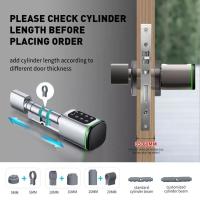China PL-CS1K Tuya Smart Door Lock Easy Installation with Password and Type-C Power Supply for sale