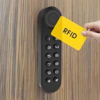 China Home Office Wood Door Smart Locks with RFID USB Keyless Card and Fingerprint Anti-Theft Padlock for sale