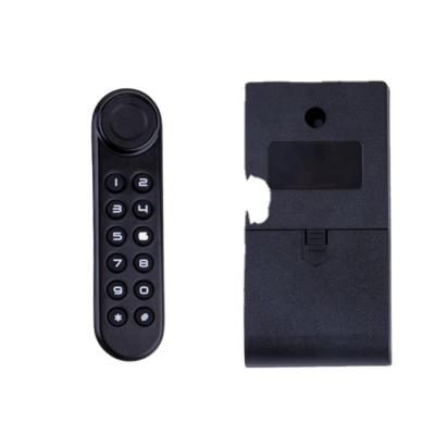 China Black White Security Electronic Digital Cabinet Lock with Fingerprint Drawer Door Lock for sale