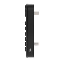 China Black White Security Electronic Digital Cabinet Lock with Fingerprint Drawer Door Lock for sale