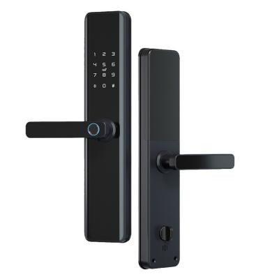 China Direct Wooden Door Smart Fingerprint Door Lock with Waterproof and Anti-theft Features for sale