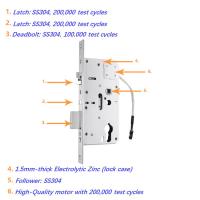 China Household Door Locks Israel Inside Smart Electronic Lock Body for Wooden Brass Doors for sale