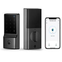China Keyless Selling Fire Rated Glass Door Lock with Wifi Recognition and Fingerprint Unlock for sale