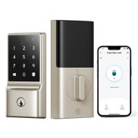 China Smart Door Lock with Modern Minimalist Style and Memory Card Data Storage Option for sale