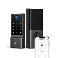 China Smart Door Lock with Modern Minimalist Style and Memory Card Data Storage Option for sale