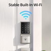 China Modern Minimalist Tuya Face Code Hotel Camera Slim Deadbolt Nfc Intelligent Automatic Waterproof System Key Card Outdoor Smart Door Lock for sale