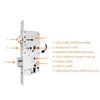 China European Standard Smart Door Lock Mortise Metal Mortise Electric Lock Body for sale