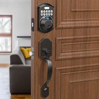 China Heavy Duty Smart Door Lock for Wood Door in Dubai Gold Israeli Israel 4 AA Batteries for sale