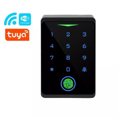 China Smart RFID Keypad Door Entry Access Controller with Fingerprint and Wiegand for sale