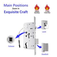 China High Security Standard Mortise for Stainless Steel Intelligent Fingerprint Lock Body for sale