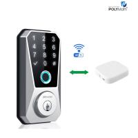 China Secure Your Home with Polymath Wifi Smart Deadbolt Door Lock -25-60C Work Temperature for sale