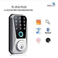 China Secure Your Home with Polymath Wifi Smart Deadbolt Door Lock -25-60C Work Temperature for sale