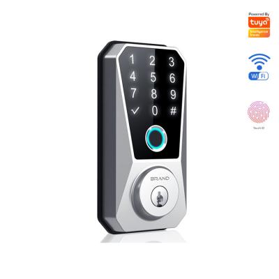 China Waterproof Outdoor Gate Wifi Digital Front Keyless Smart Deadbolt Lock Easy to Install for sale