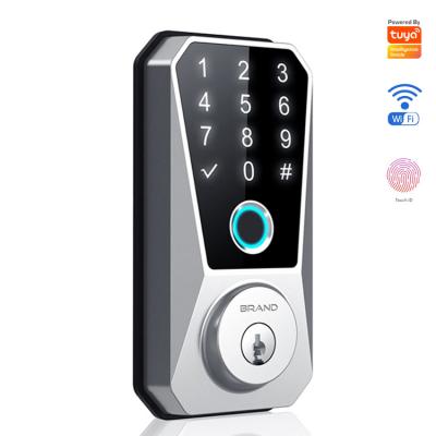 China Revolutionize Your Door Security with TUYA App-Controlled Smart Lock and Fingerprint for sale