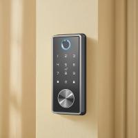 China Smart WiFi Fingerprint Door Lock for Wood Aluminum and Steel Doors Memory Card Option for sale