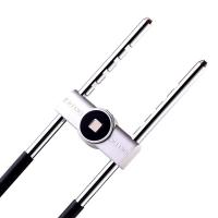 China Smart Glass Door Fingerprint Door Lock with Micro USB Recharge and Zinc Alloy Material for sale