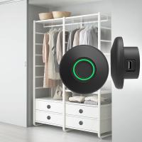 China Drawer Fingerprint Locks for Home and Office Small Biometric Keyless Cabinet Lock for sale
