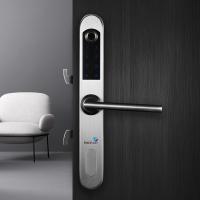 China Security Management WiFi PIN Code Digital Fingerprint Stainless Steel Smart Door Lock for Hotel Apartment for sale
