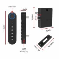 China Office Drawer Lock Numeric Keypad Smart Cabinet Lock with Fingerprint Bluetooth Network for sale
