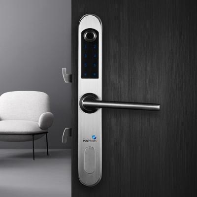 China Wifi Fingerprint Electronic Password Digital Biometric Security Code Smart Door Lock for sale