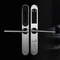 China Metal Door WiFi Smart Card Digital Code Fingerprint Door Lock for Hotel Apartment Airbnb for sale