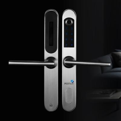 China Metal Door WiFi Smart Card Digital Code Fingerprint Door Lock for Hotel Apartment Airbnb for sale
