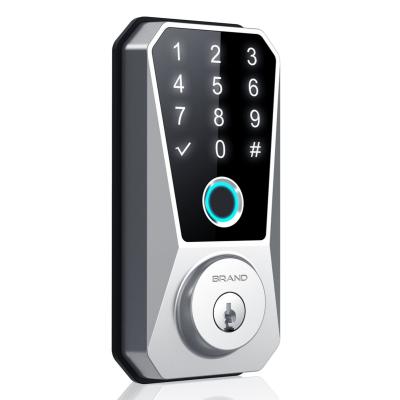 China Easy Installation Zinc Alloy European Fingerprint Digital Lock for Home Security for sale
