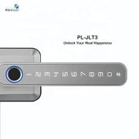 China WiFi App Smart Door Electronic Lock with Fingerprint Handle Waterproof Tuya TT Lock for sale