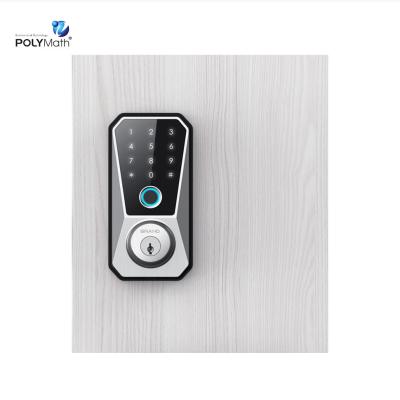 China Secure Wood Door Fingerprint Lock with Numeric Keyboard and Fingerprint Recognition for sale