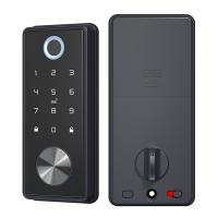 China POLYMATH Smart Bedroom Wifi Electronic Intelligent Tuya Door Lock with APP Control for sale