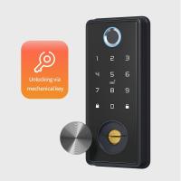 China POLYMATH Smart Bedroom Wifi Electronic Intelligent Tuya Door Lock with APP Control for sale