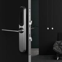 China Blue tooth Network Wood Door Smart Lock Fingerprint Head Password Unlock Digital Smart Door Lock For Gate for sale