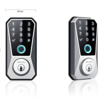 China Unlock Method Card Code Key Fingerprint Hottest WiFi-Connected Door Lock for Apartments for sale