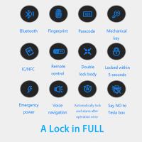 China The Seven Ways Smart Fingerprint Electronic Lock for Convenient and Safe Door Opening for sale