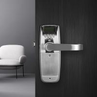 China Wood Door Fingerprint Key Password Unlock Smart Home Security Door Lock with Battery for sale
