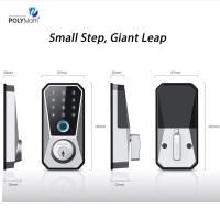 China Fully Upgraded PL816 Smart Fingerprint Password Security Lock for Wood or Metal Doors for sale