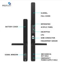 China Home Hotel Apartments Office Digital Biometric Fingerprint Door Lock with Tuya APP for sale