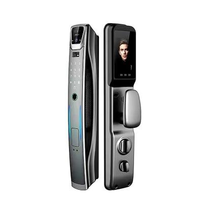 China Smart Tuya Wifi 3D Face Recognition Fingerprint Digital Smart Door Lock for Steel Door for sale
